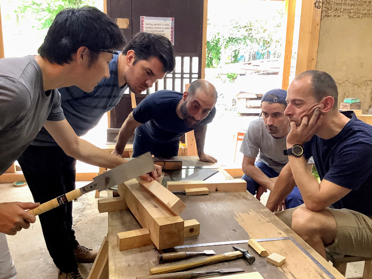 One month Japanese woodworking classes – 翠紅舎-Suikoushya-
